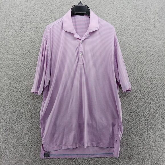Shirts | Turtleson Shirt Mens Medium Pink Blue Stripe Unstructured Golf ...
